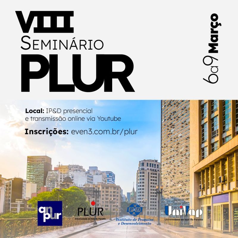VIII Seminário Plur – Univap – ANPUR